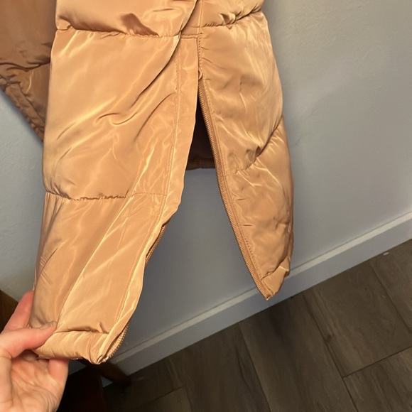 Amazon | Jackets & Coats | Nwt Womens Light Brown Long Puffer Jacket ...